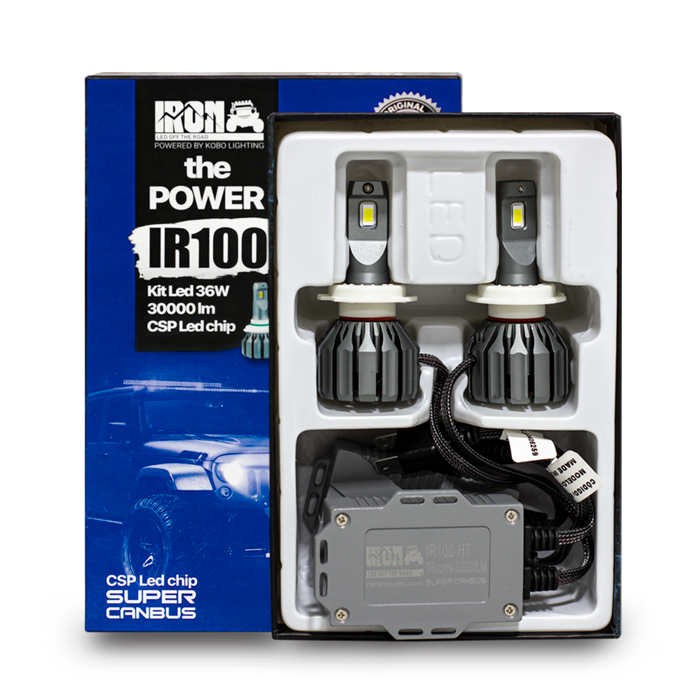 Kit Focos Iron Led Ir100 H7 Tecnología Alemana Auto Camioneta ...